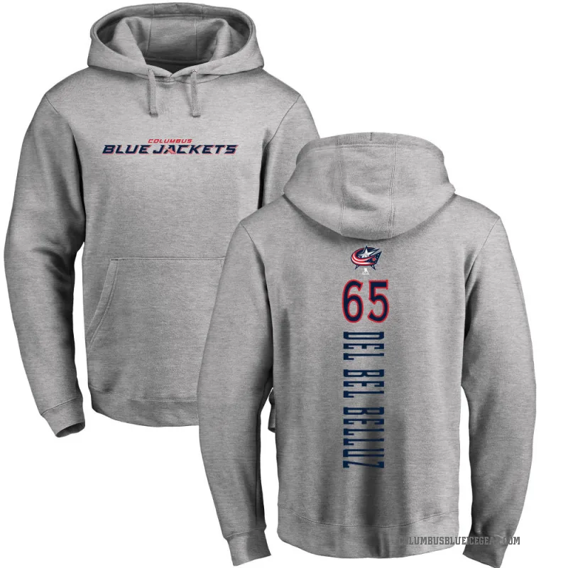 Luca Del Bel Belluz Hoodie | Authentic Columbus Blue Jackets Luca Del ...